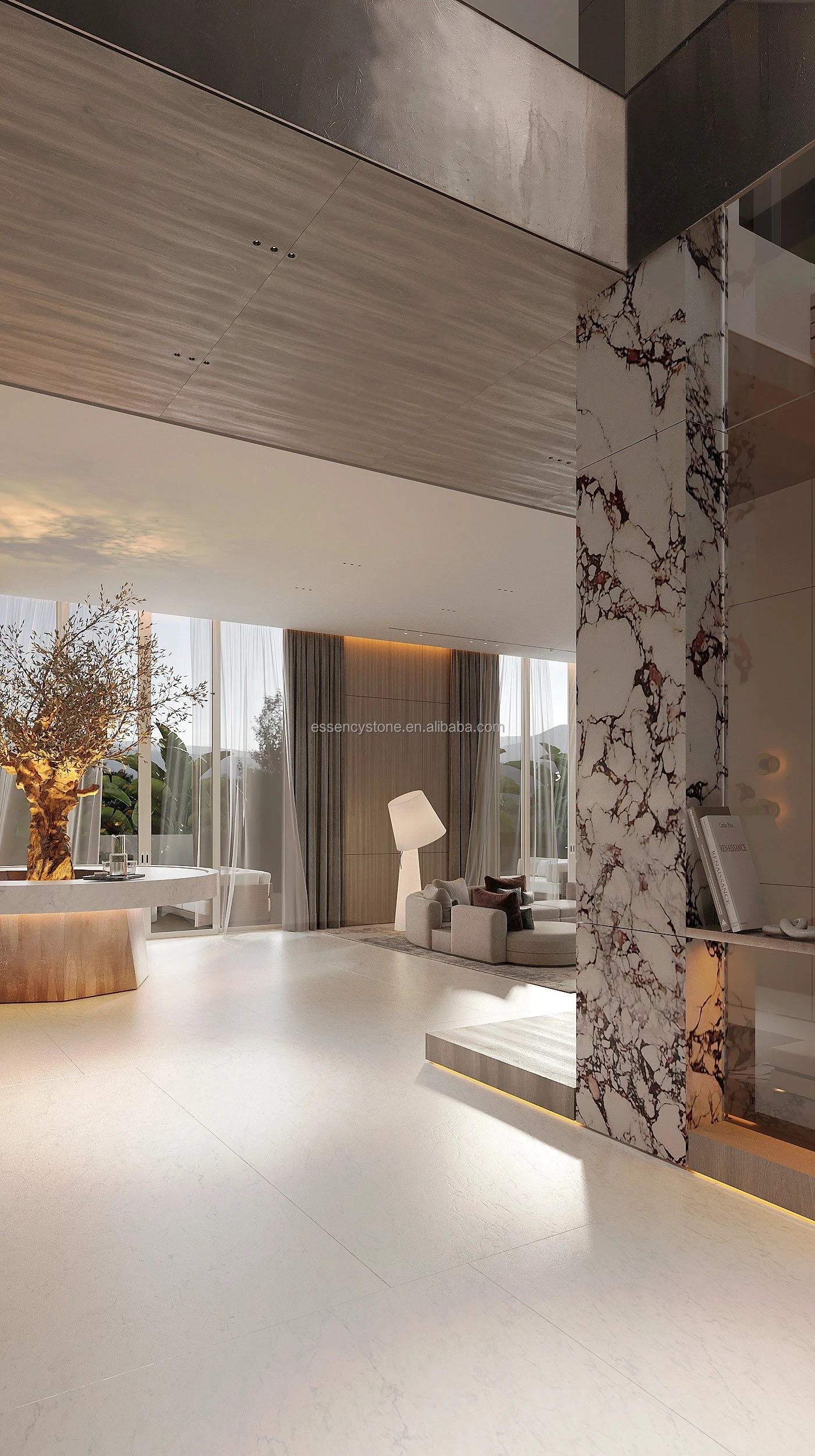 Calacatta Viola Marble - Elegant Purple Slabs for Decor