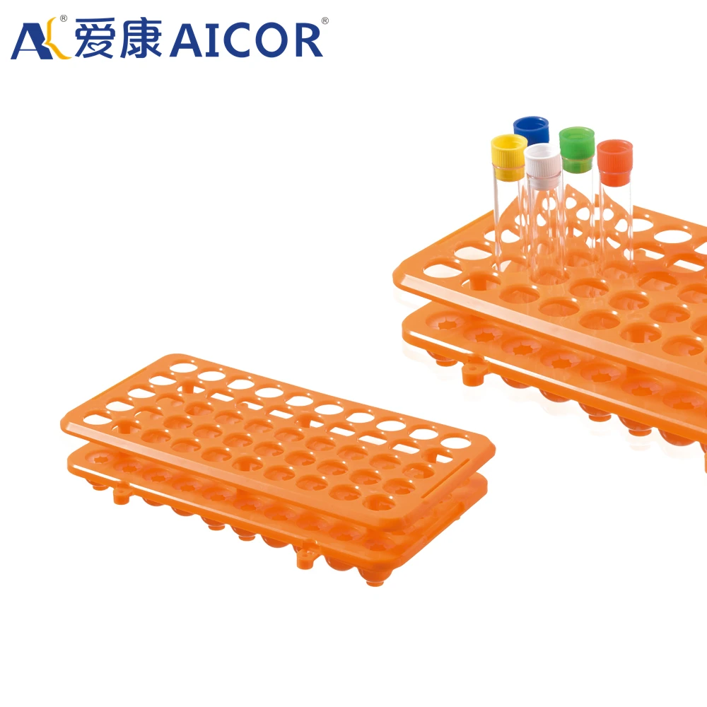 Aicor 50-Well Test Tube Rack - Versatile Laboratory Tool