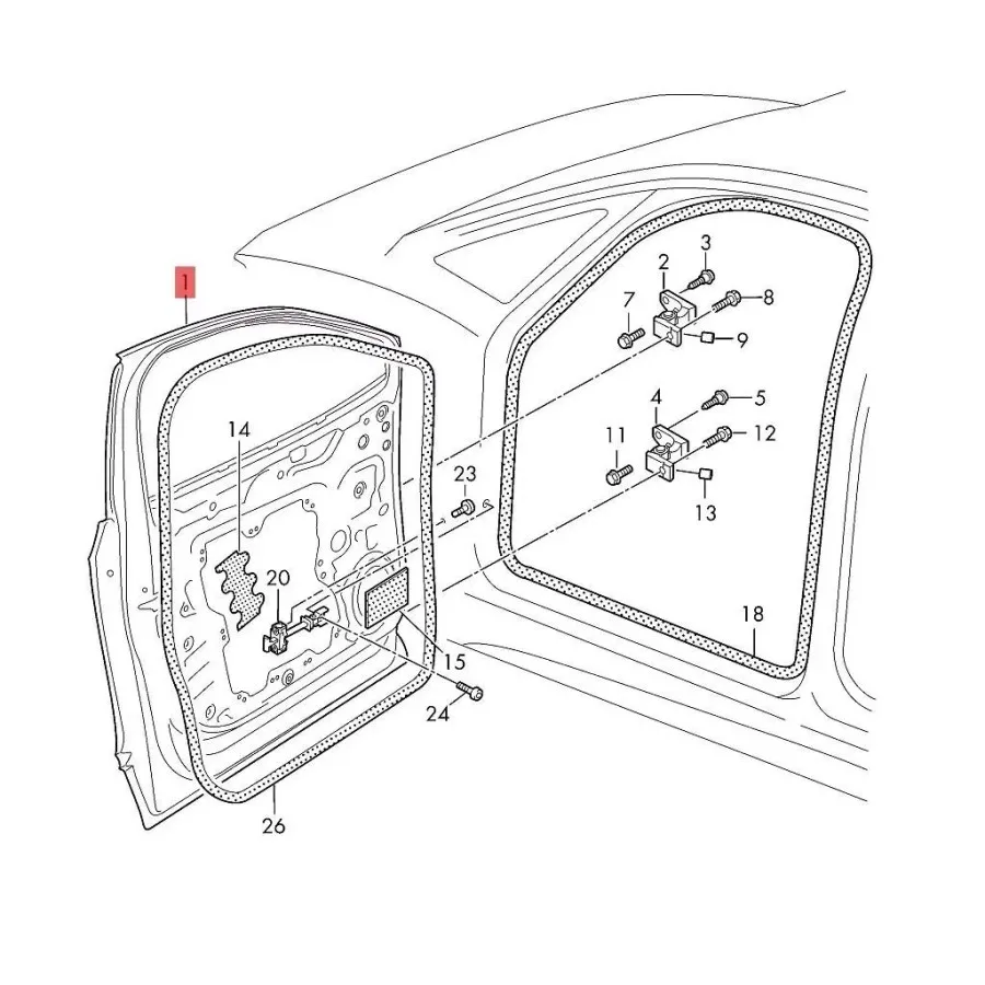 2021 2022 2023 2024 Volkswagen Id4 Door Shell Oem L11a831056a 11a833056 ...