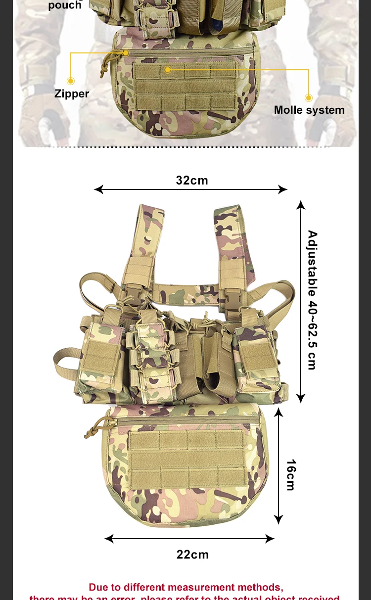 Actionunion 1000d Custom Outdoor Pack Mini Multicam Vest Hunting Molle ...