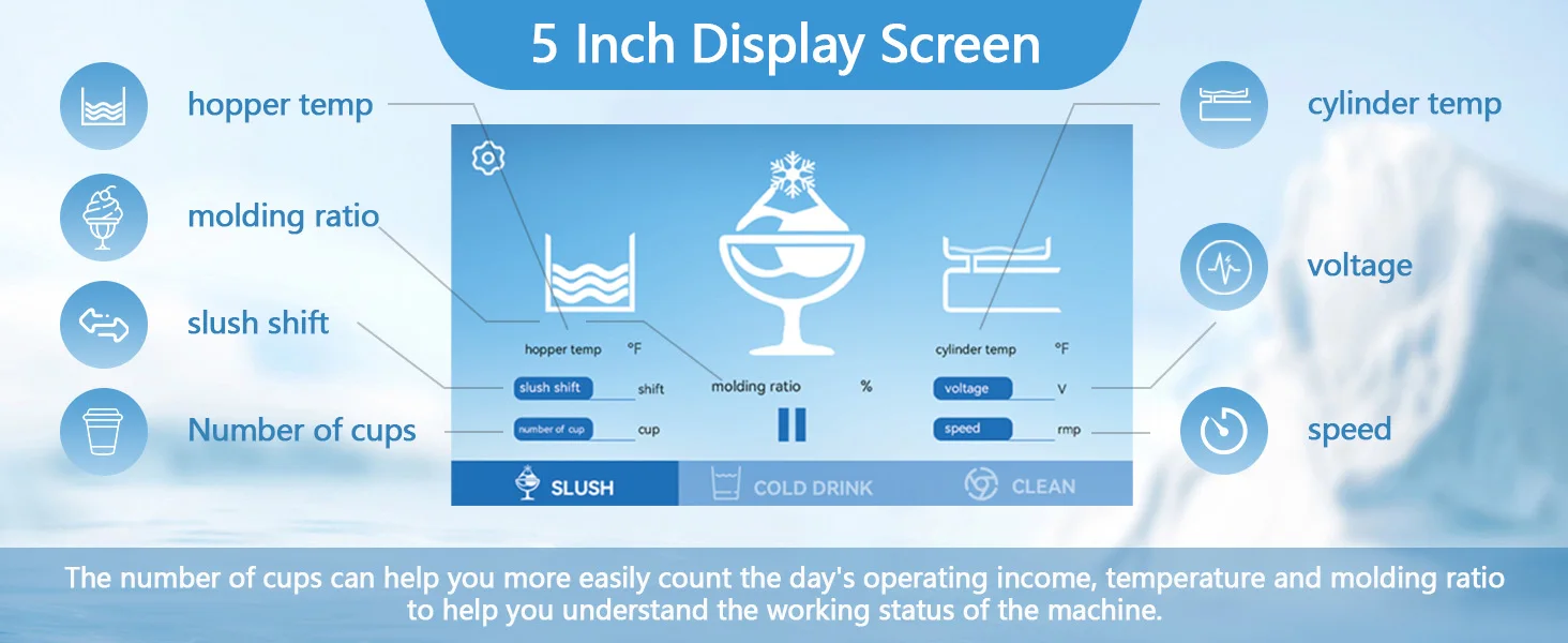 2025 New Commercial 12L*2 Slush Machine - High Capacity