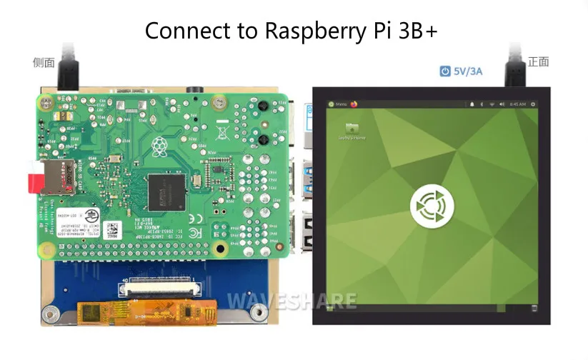 Raspberry Pi 4 Inch 480x480 IPS Touch Screen Display for Raspberry Pi, ODM