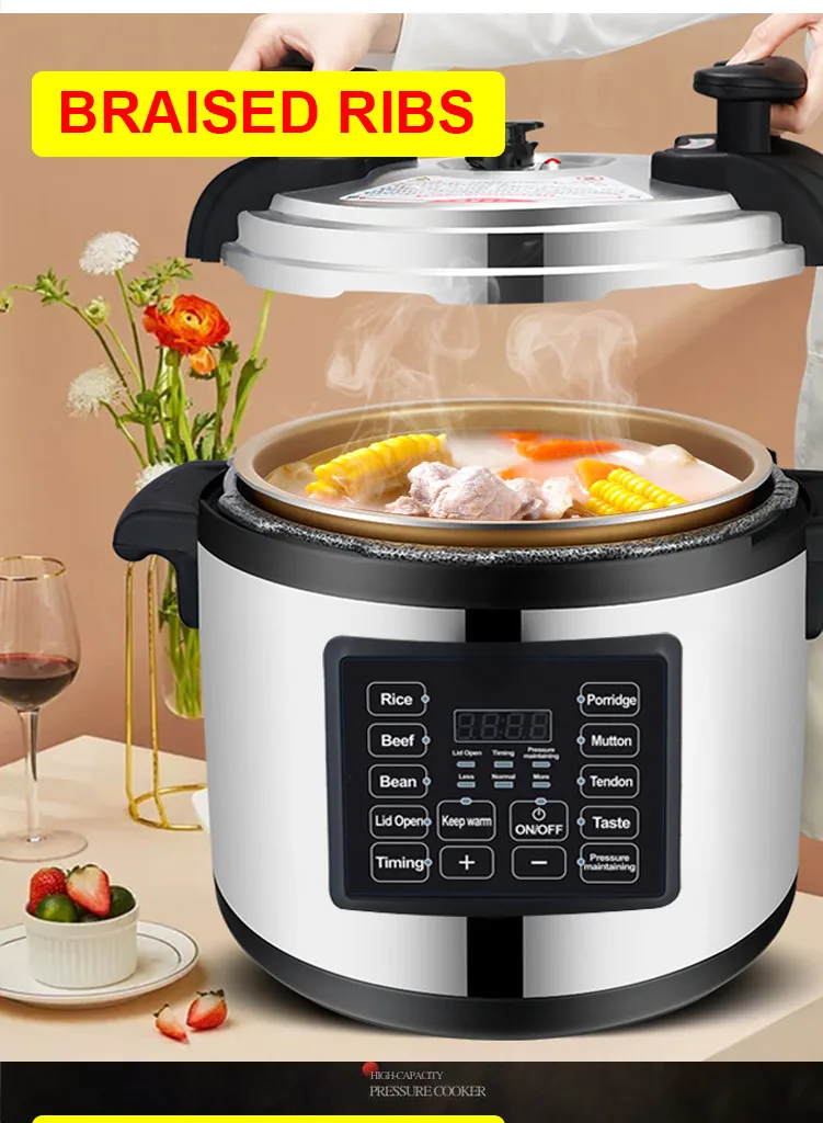 60L Electric Pressure Cooker - Versatile & Efficient Cooking