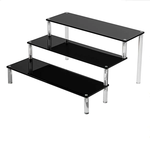 Acrylic 3 Step Riser Display Stand - Eco-Friendly & Customizable