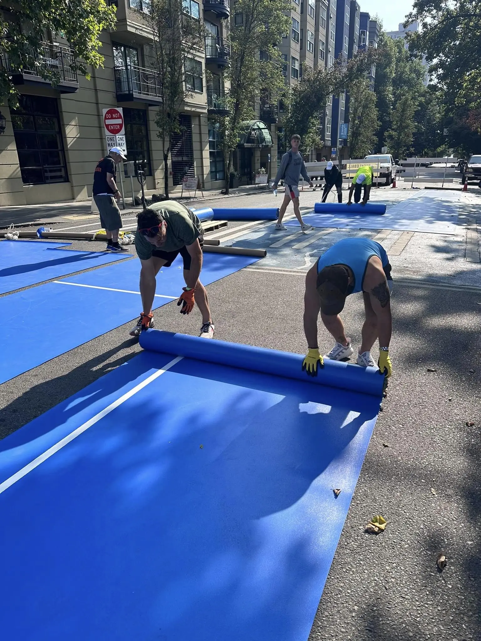 Pickleball Courts Roll Mats - Durable, Customizable, Easy Install