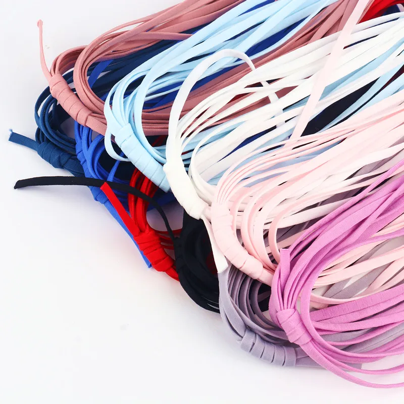Hot Sale Diy 5mm Rubber Band Tape Waist Ear Cord Flat Ear Hanging ...