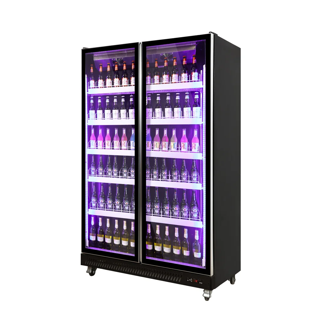 Commercial Cold Drink Refrigerator Display showcase Luxury bar Beer ...