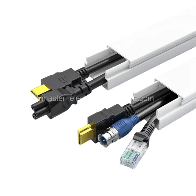 20x10 24x14 30x15 Cable Trunking Set PVC Duct with Tape