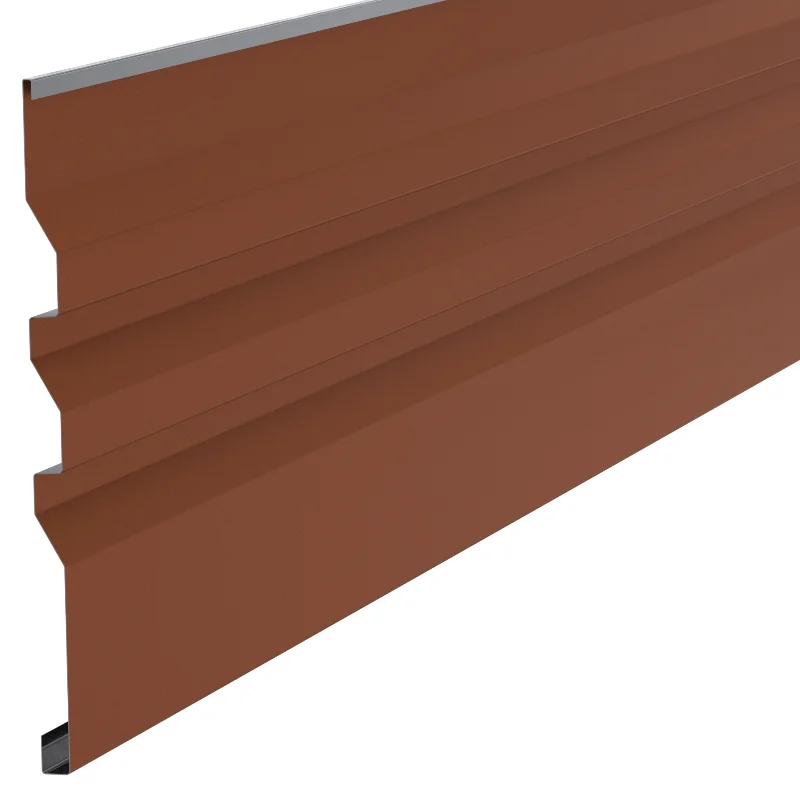 26 gauge dark wood Vertical aluminum Siding metal Siding For Wall Panel ...