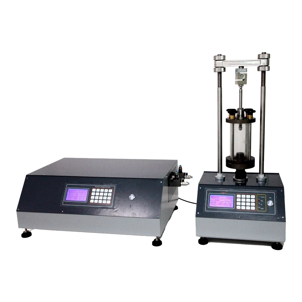 Automatic Soil Triaxial UCS Test Apparatus Triaxial Soil Test 10kn 30kn ...