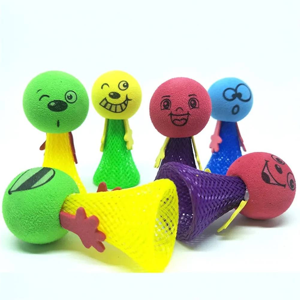 Mini Bouncing Doll Spring Toy for Kids’ Birthday Party Favor