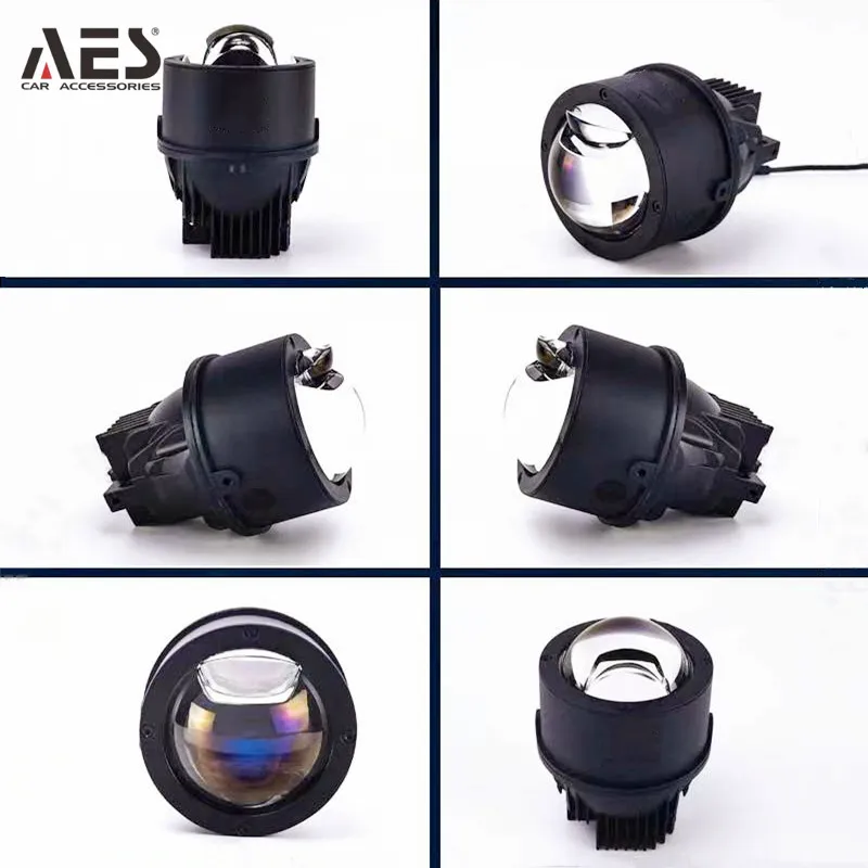 AES Car Lights - Triple Color Bi-Led Fog Projectors