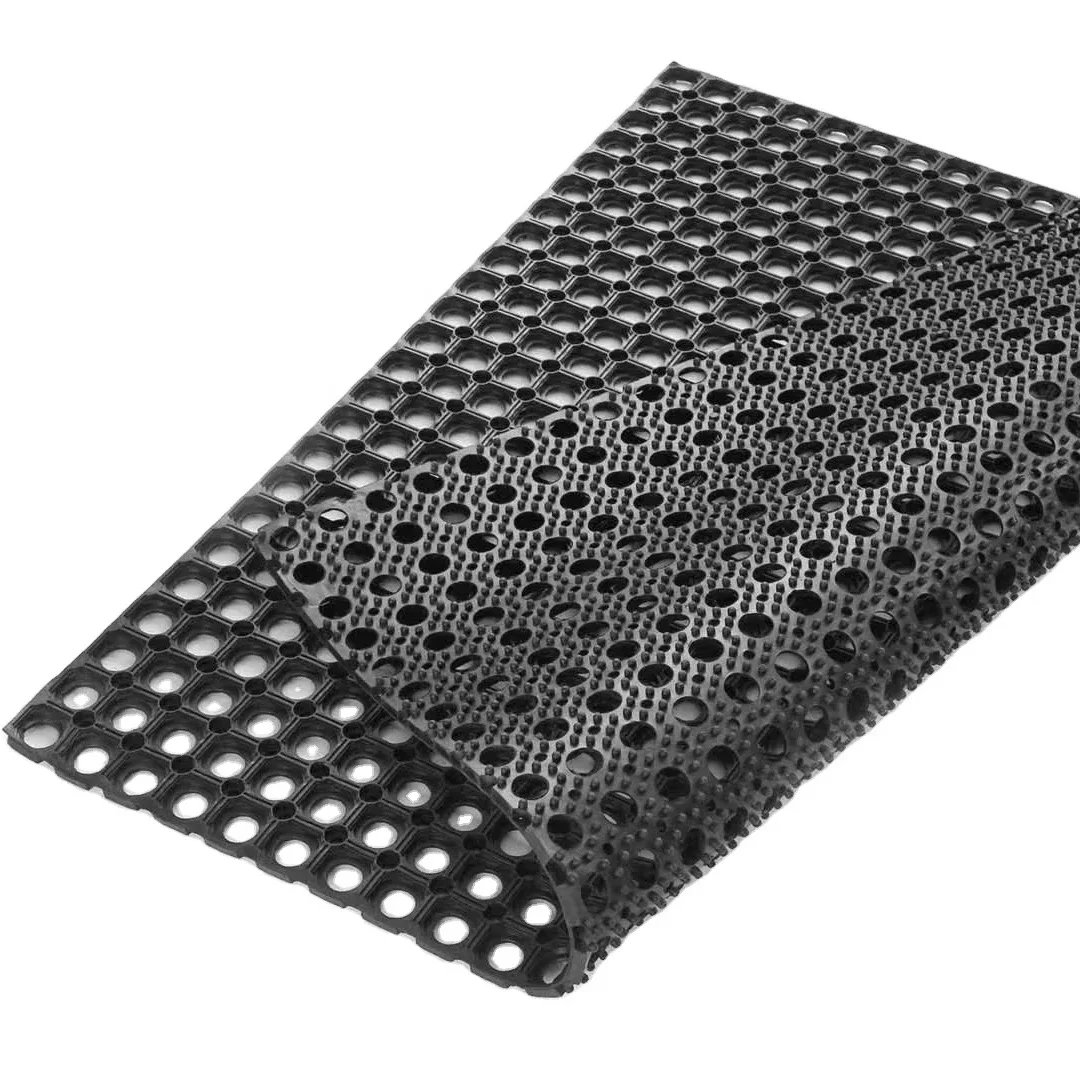 Ocean Cargo Ship Deck Rubber Mat with Connector - Anti-slip