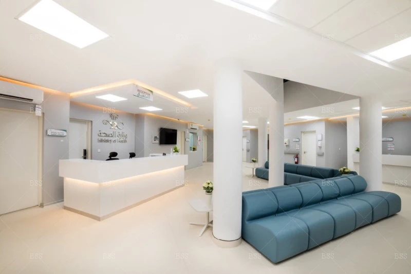 Reception Counter Medical Spa Design - Modern & Durable