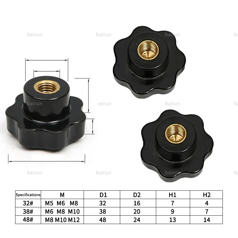 China Fasteners Bike Star,Insert Nuts For Pipes Plastic Head Thumb Nuts ...