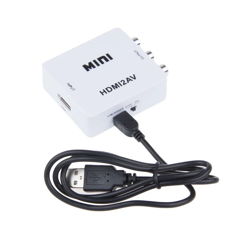 Hdmi To Av Rca Cvsb Av To Hdmi Converter Box Av2hdmi Hdmi2av Hd Video ...