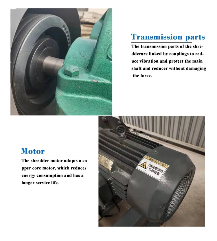 Tire Shredder Machine Tire Recycling Plant/rubber Tire Waste Plastic ...