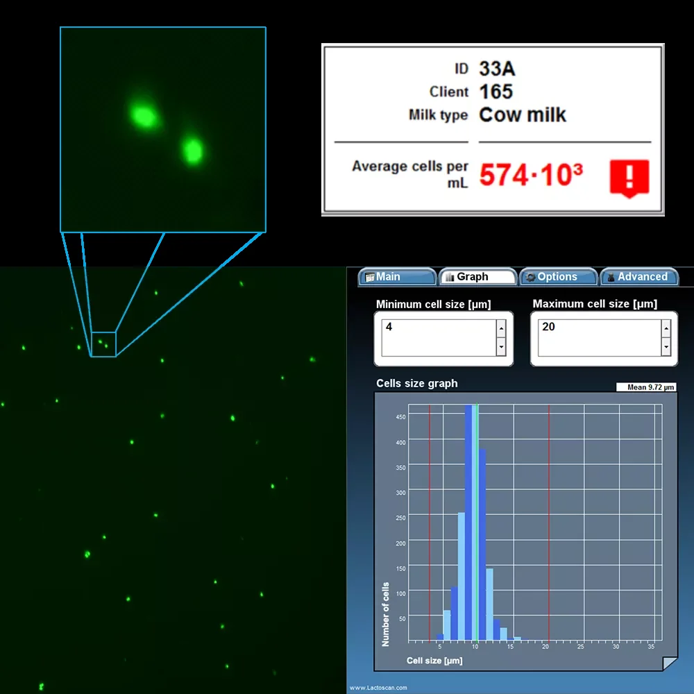 Best Selling Milk Testing Machine LACTOSCAN SCC Somatic Cell Counter