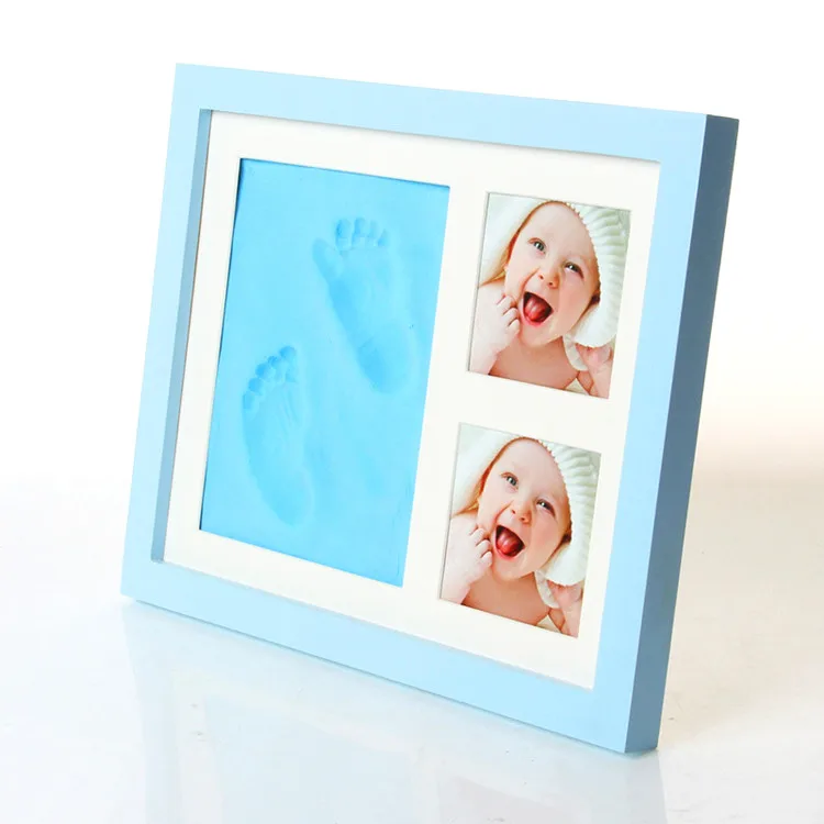 Customized Color Baby First Year Photo Frame 28x23cm Baby Footprint ...
