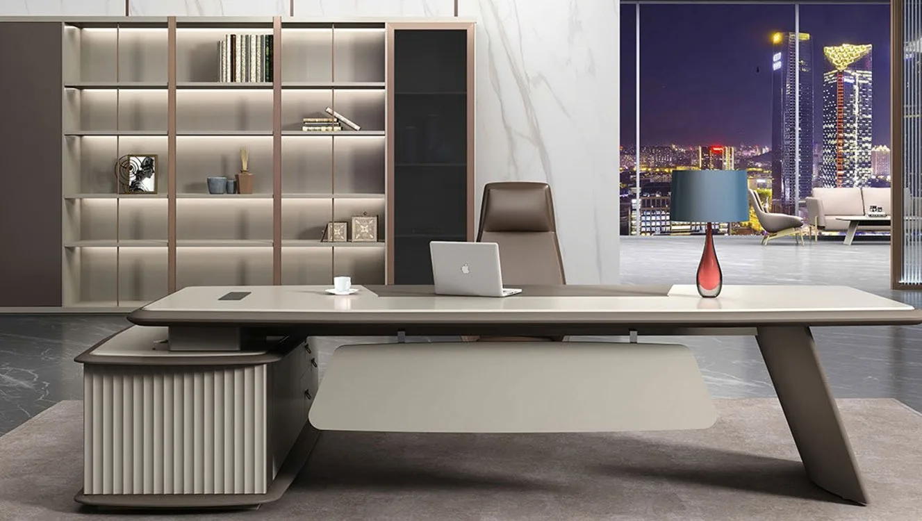 Executive Office Furniture Wooden Antique Office Desk Wholesale Manager ...