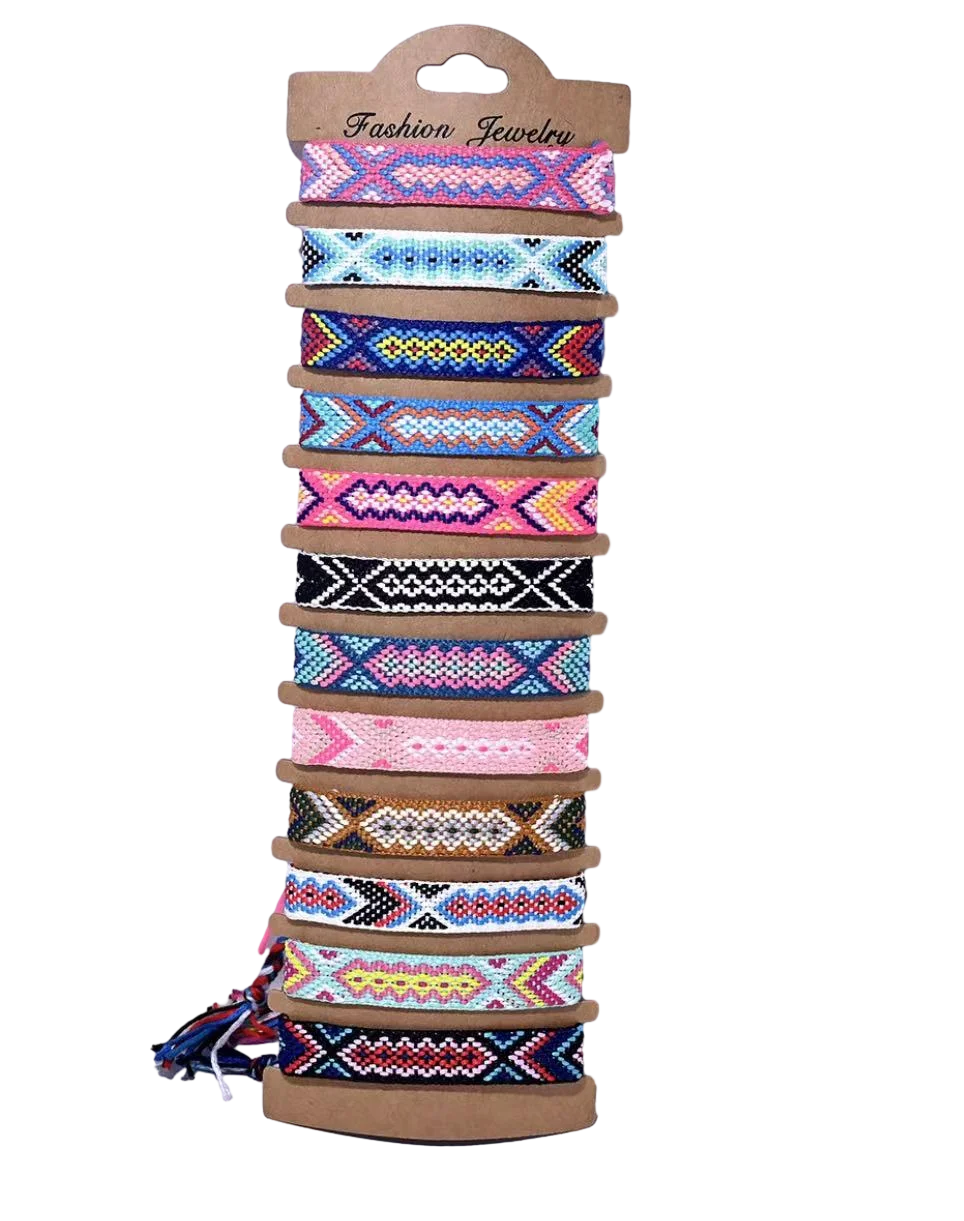 Nepal Bohemian Style Polyester Tassels Flat Wide Custom Adjustable ...