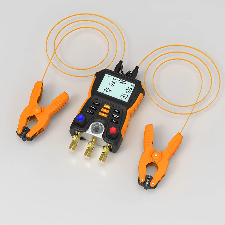 557 Refrigeration Hvac Tester Manometer Vacuum Manifolds Gauge Set ...