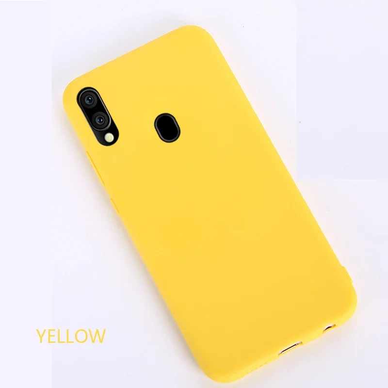 Silicone Case For Samsung galaxy A10 A10E A20 A20E A30 A40 A50 A70 S ...