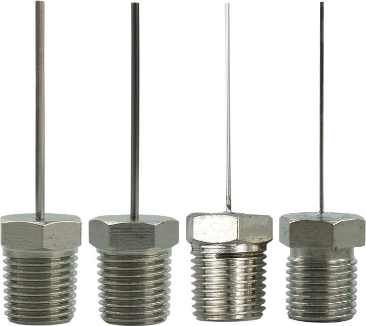 2 Tooth External Thread Needle Tube All Metal Stainless Steel ...