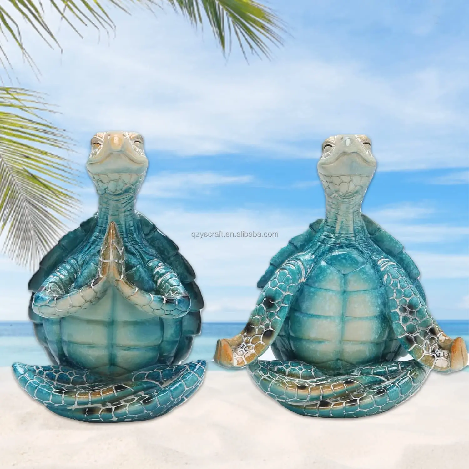 Resin Meditation Yoga Turtle Garden Statue - Buy Yoga Turtle Garden ...