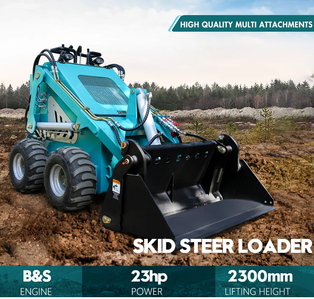 Free Shipping!! Cheap Mini Skid Steer Loader Diesel Mini Skid Steer ...