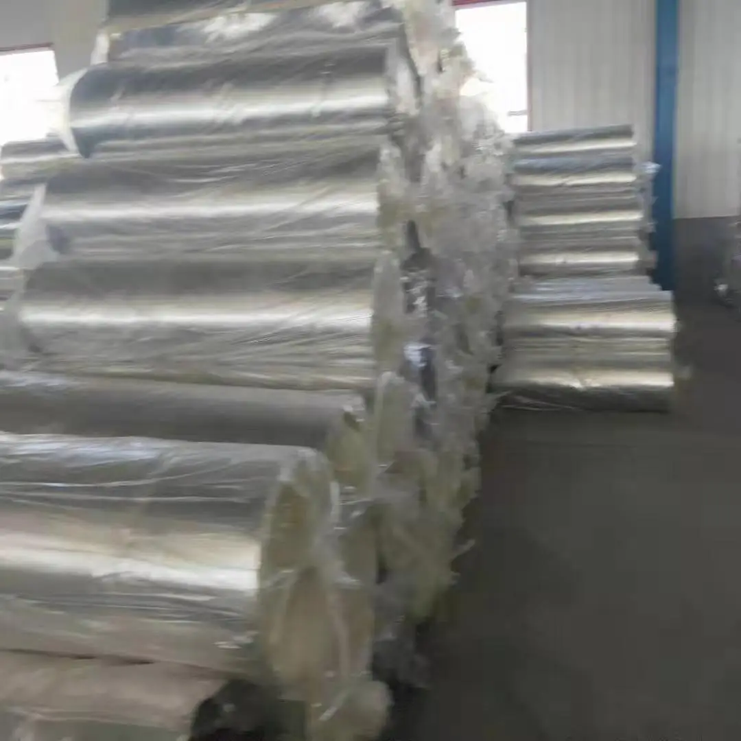 White Vinyl Faced Fiberglass Wool Insulation Fiber Glass Wool Wall Roof ...