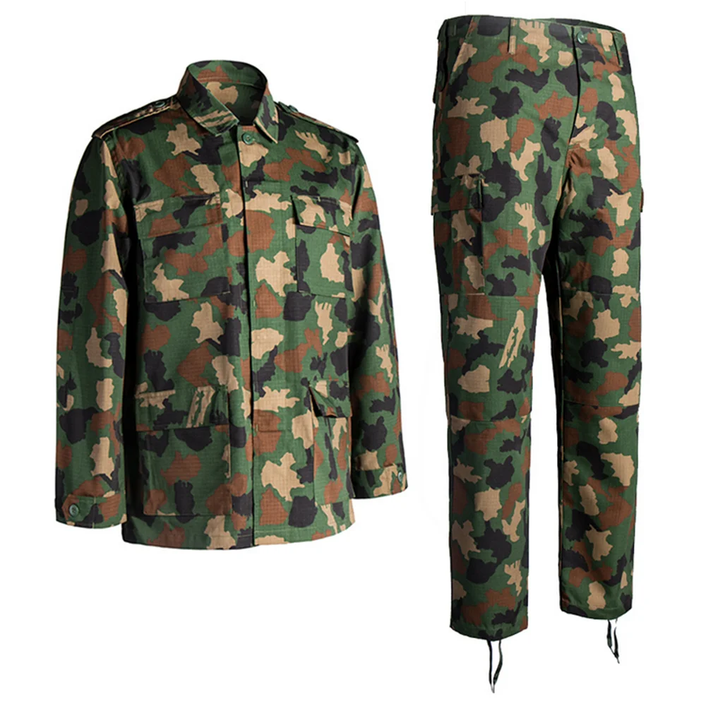 T/C 65/35 Tactical Africa BDU Woodland Camo Uniform| Alibaba.com