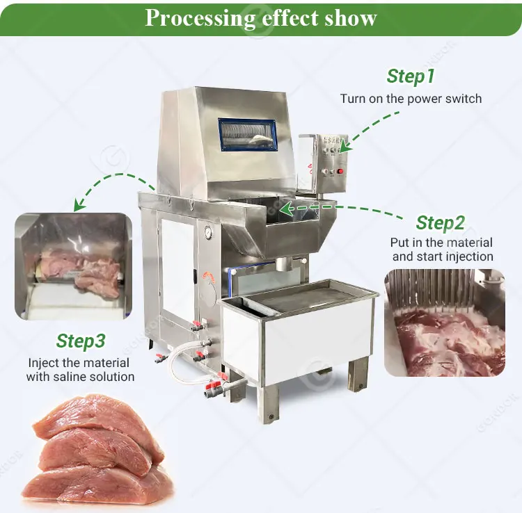 Manual Type Meat Brine Water Injecting 1000kg Automatic Chicken Sauces ...