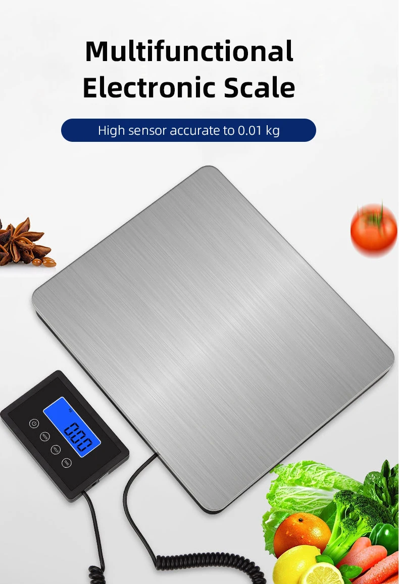 180kg Weighing Scales Pound Floor Platform Postal Electronic Scale ...