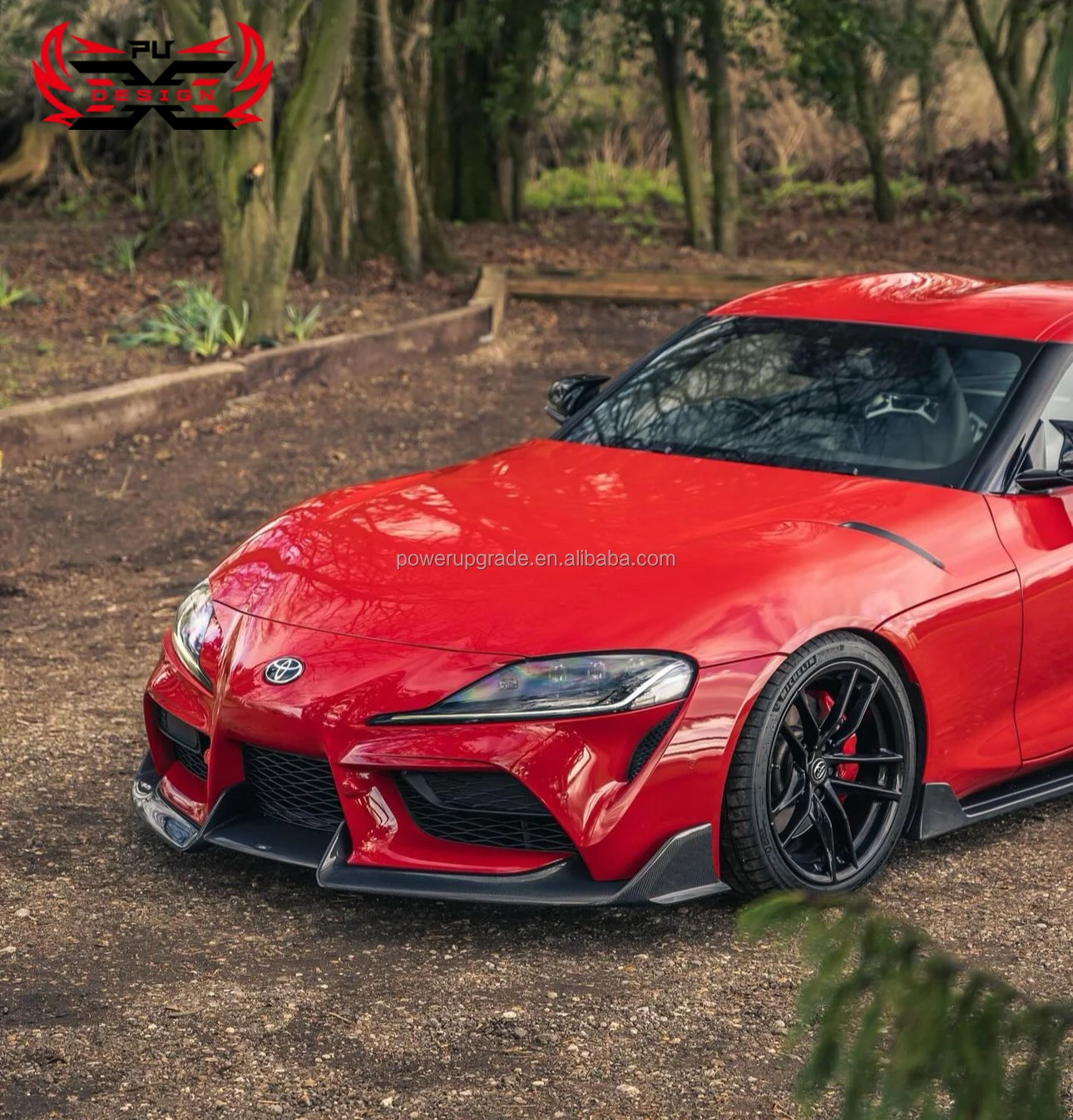AD Style Carbon Fiber Front Lip for Toyota Supra A90 A91 Mk5 Front ...