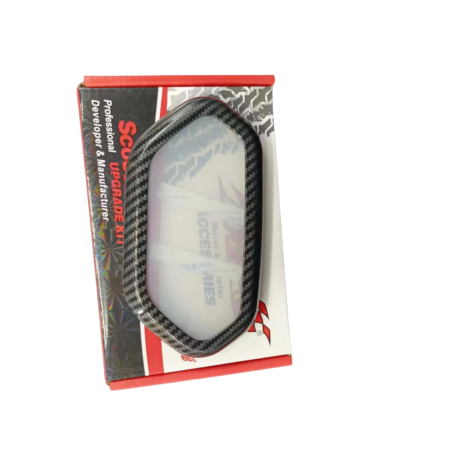 Niu+ Electric Vehicle Diamond-shaped Transparent Carbon Fiber Plastic ...