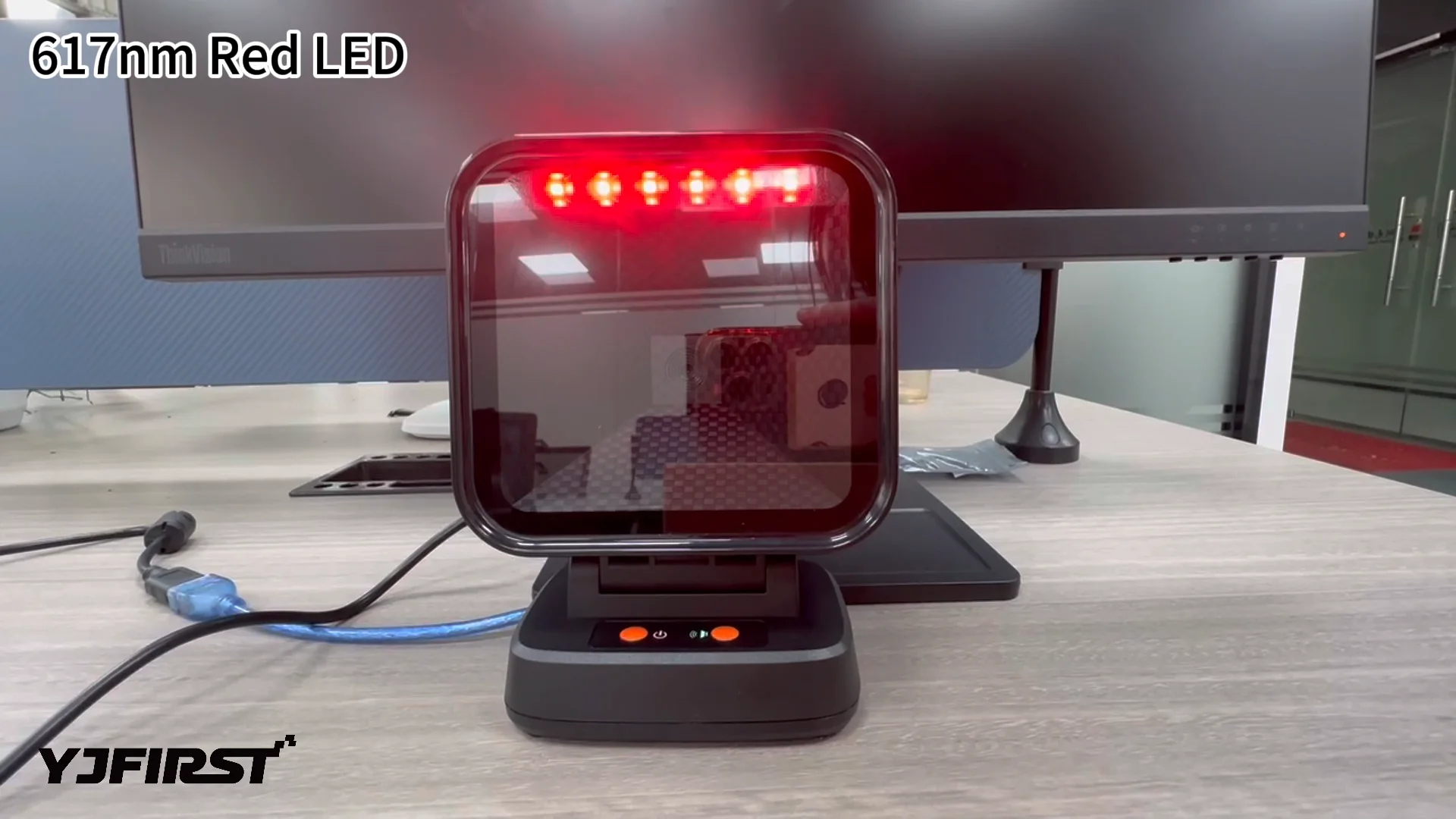 2d Barcode Fixed Platform Scanner Desktop Wired Usb 1d 2d Bar Qr Code ...