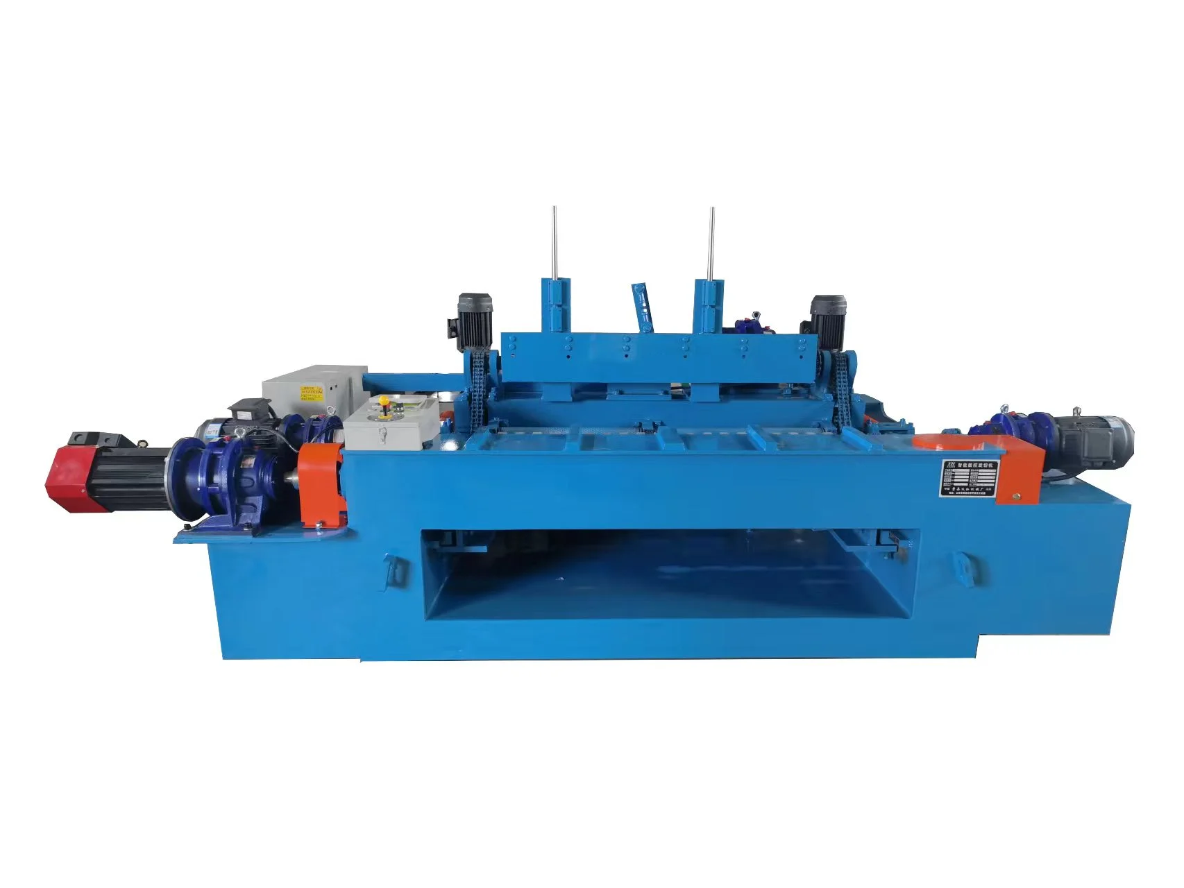 8 Feet Log Debarker Machine Low Noise Tooth Roll Wood Debarker Tree ...