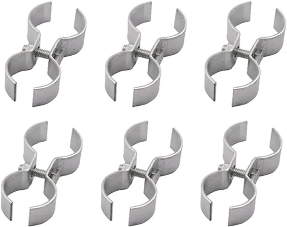 Hot-dip galvanised design, wire fence clamp fittings for temporary ...