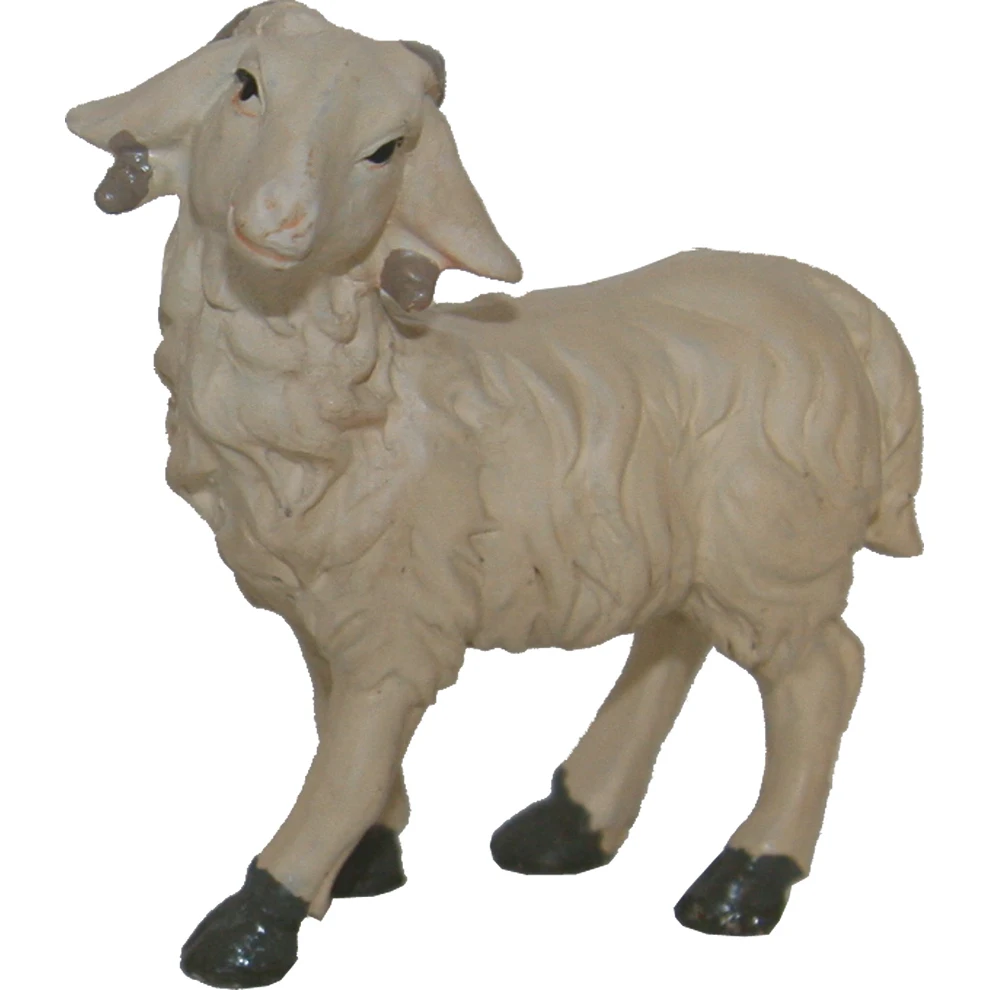 Hand-Painted Nativity Figures Ram Height 4.6cm Customizable Size 11 ...
