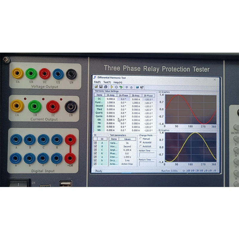 Relay Test Unit Secondary Injection Micro Computer Digital Three Phase ...