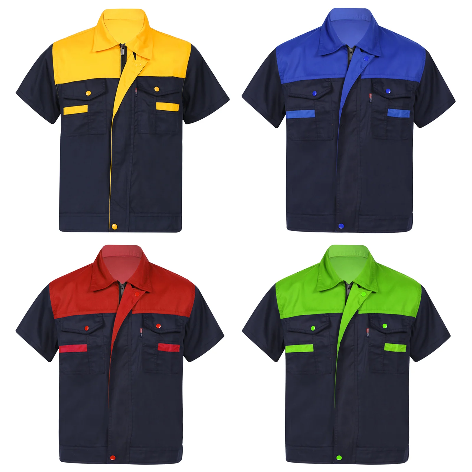 Poly-cotton Work Shirt - Lightweight & Durable Clothing