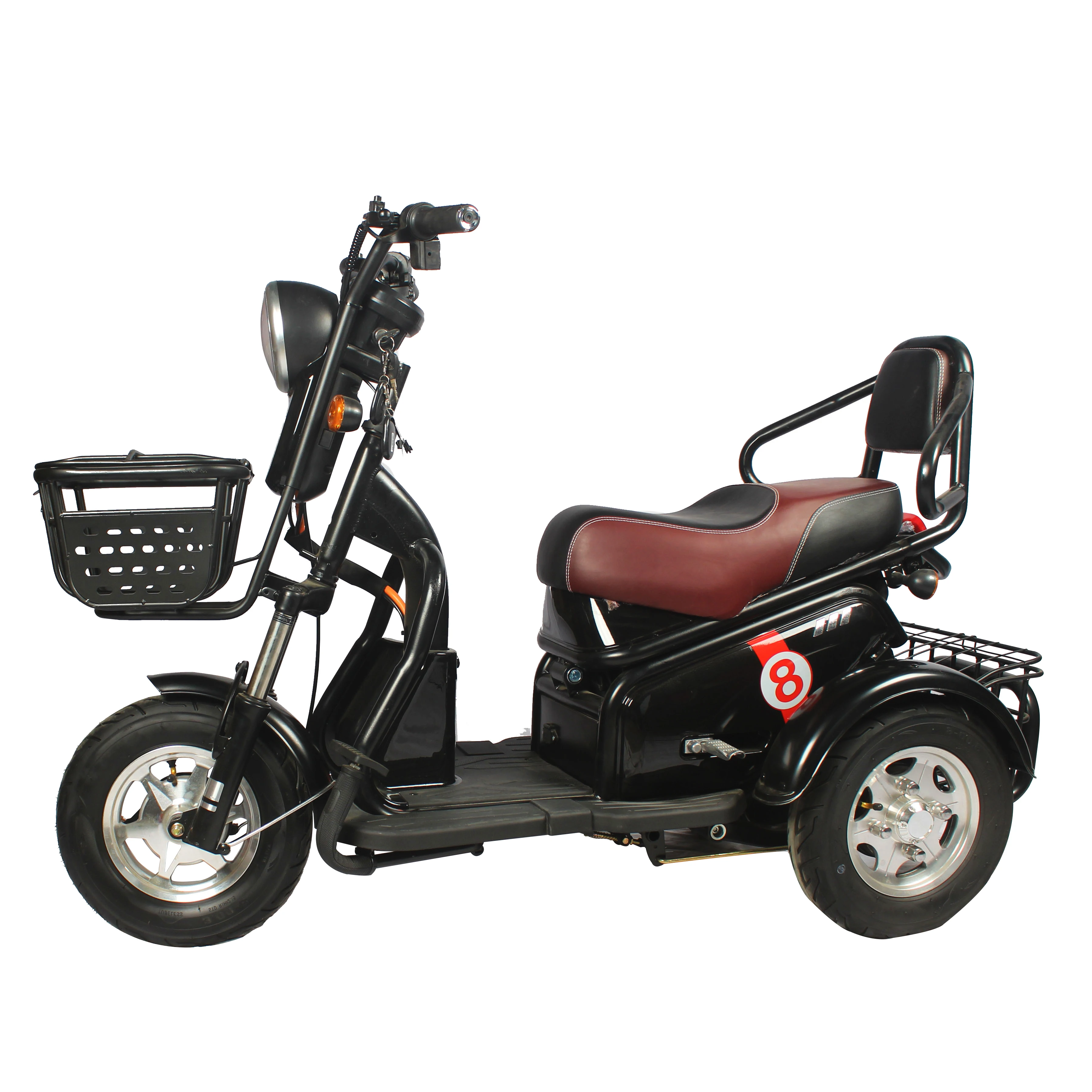 3 Three Wheeled Electric Tricycle Bicycle For The Elderly Or Persons ...