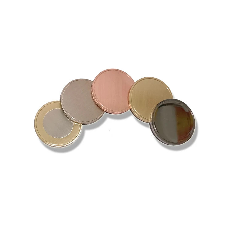 40mm Stainless Steel Coin Blanks - Perfect for Souvenirs
