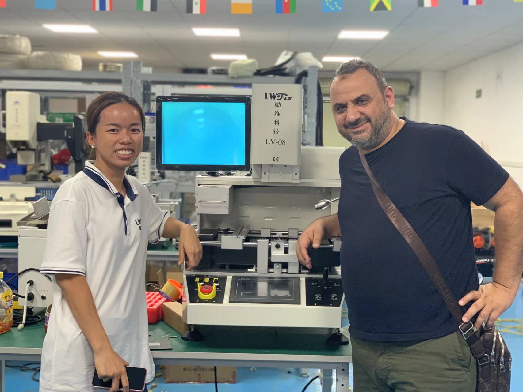 Competitive Price bga rework station tunisie LV-05 Hot Air Infrared ...