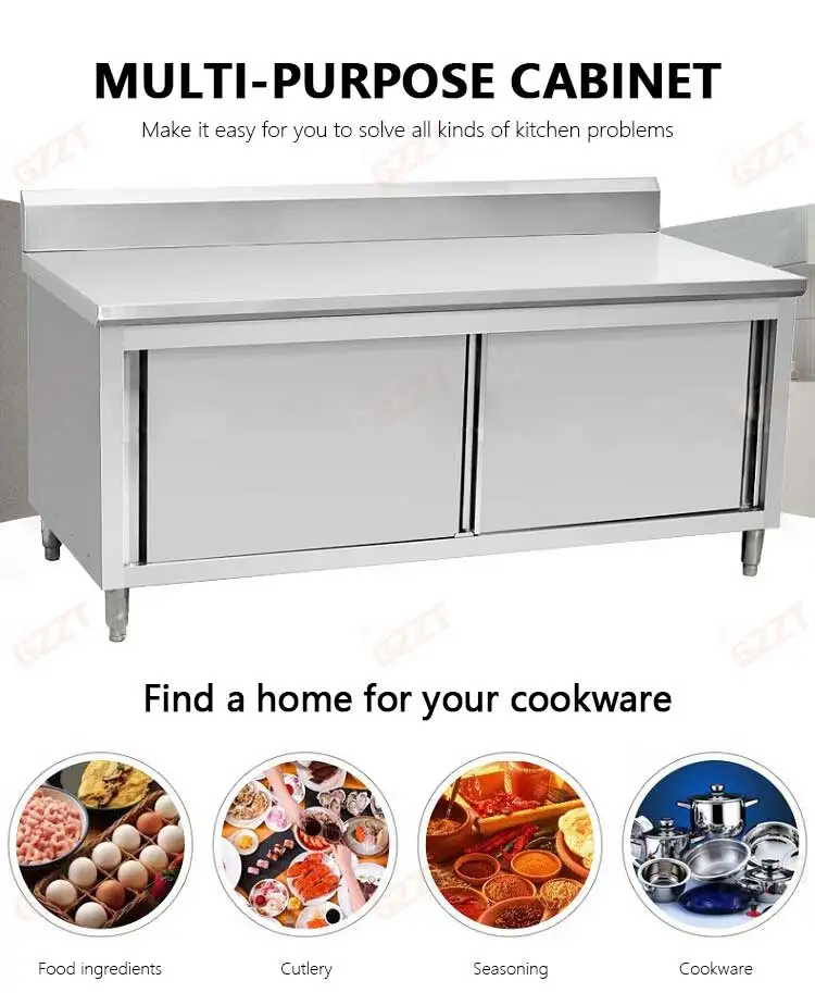 Commercial Restaurant Hotel Customized Sus304 201 Sandwich Food Prepare ...