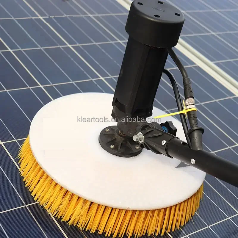 Ready To Ship Solar Panel Rotating Cleaning Brush Water Fed Solar Panel ...