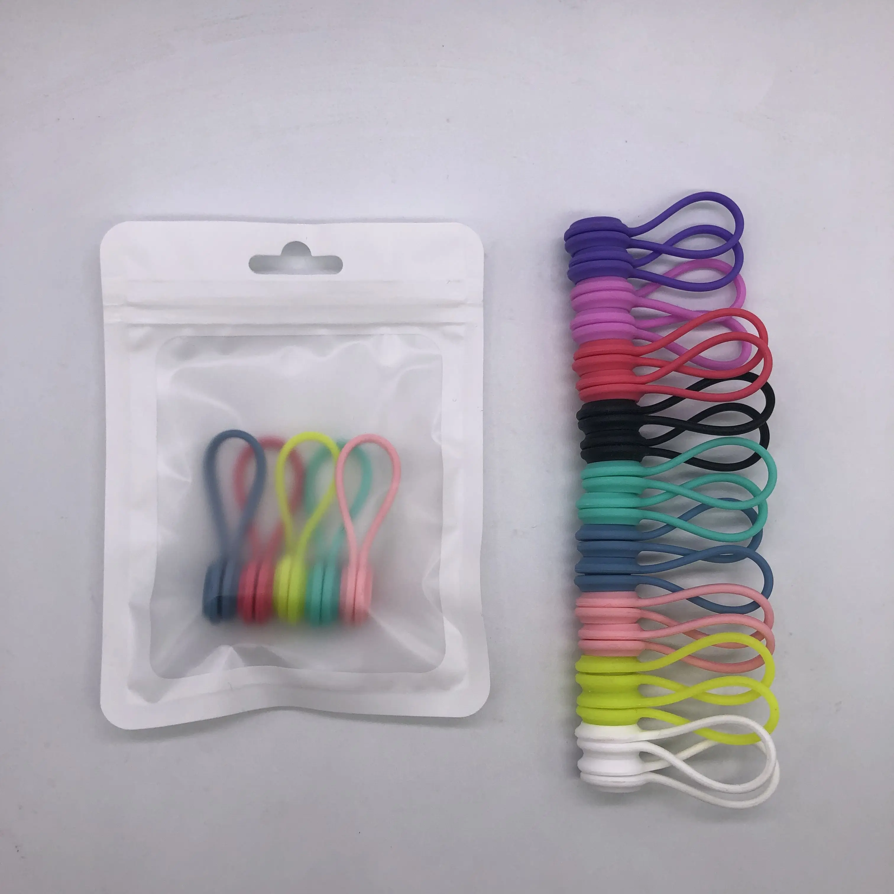 Hongyu 110mm Silicone Cord Winder Magnetic Cable Clips Cord Wraps ...