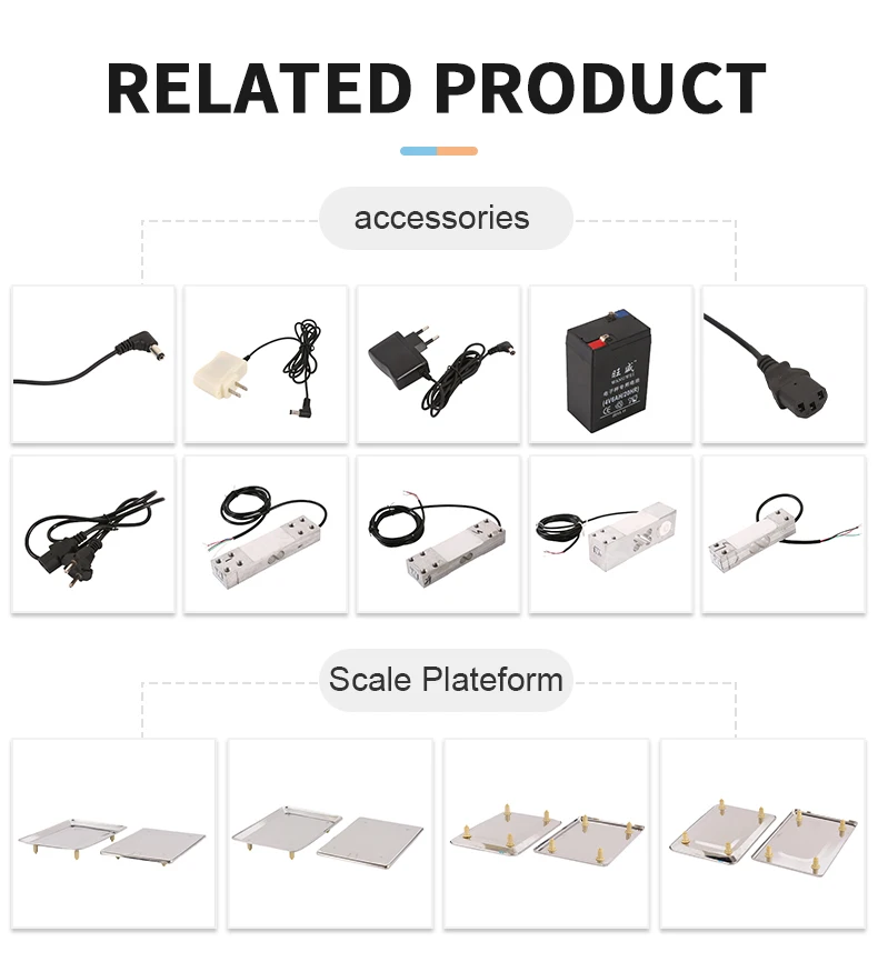 Foldable Rotatable Electronic Platform Scales 150kg 300kg Digital