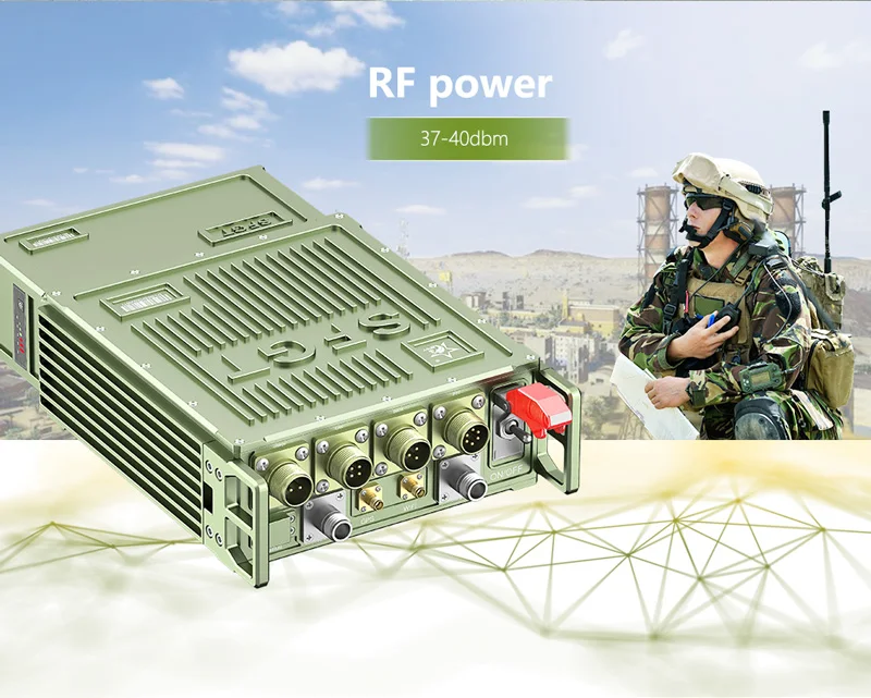 MIMO/MANET Ad-Hoc Network Communication IP MESH Radio